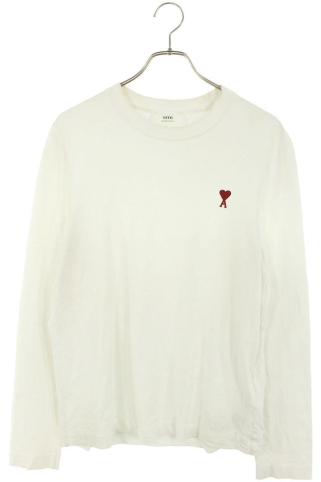 アミアレクサンドルマテュッシ サイズ:S  UTS205.726 ハートロゴ刺繍長袖カットソー 中古 BS99