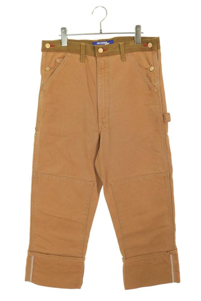 コムデギャルソンジュンヤワタナベマン  カーハート サイズ:S  19AW  WD-P101 AD2019 ダブルニーペインターロングパンツ 中古 BS99