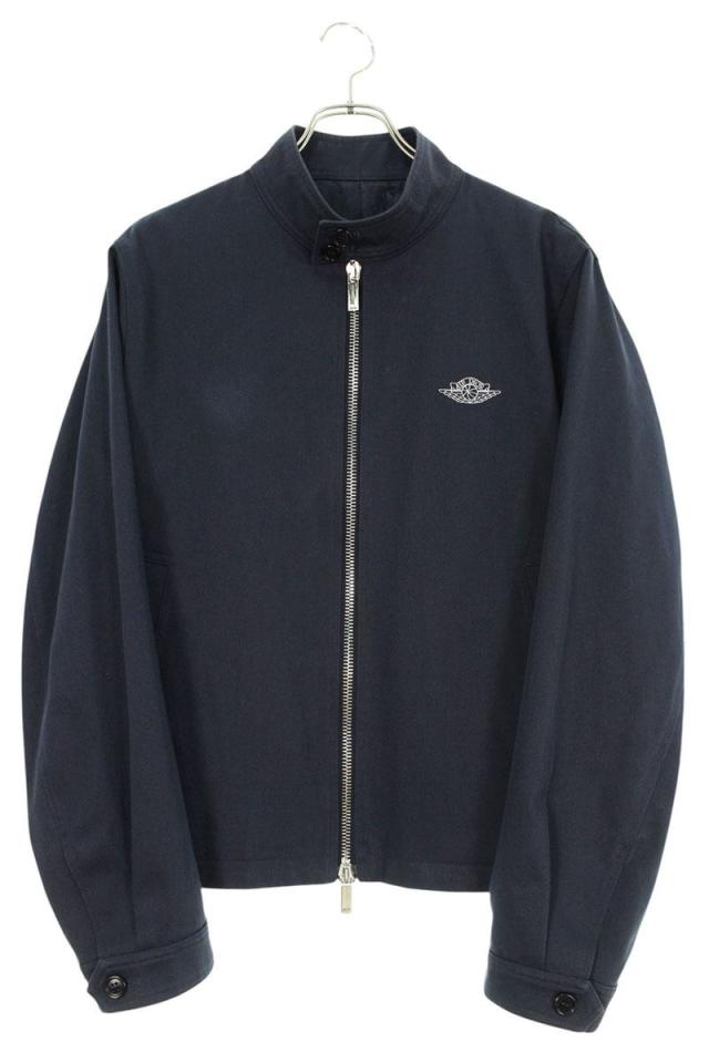 ディオール  ナイキ サイズ:50  AIR DIOR Logo Jackets 033C402A4120 ロゴ刺繍ジャケットブルゾン 中古 SB01