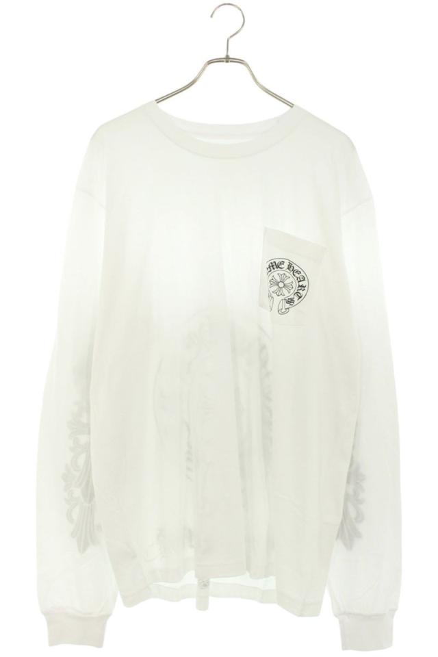 クロムハーツ サイズ:XL  CH L S LTD 香港限定バックホースシュープリント長袖カットソー 中古 OK15