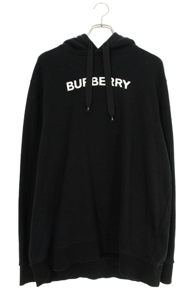 バーバリー サイズ:XL  8055318 ロゴプリントプルオーバーパーカー 中古 OM10