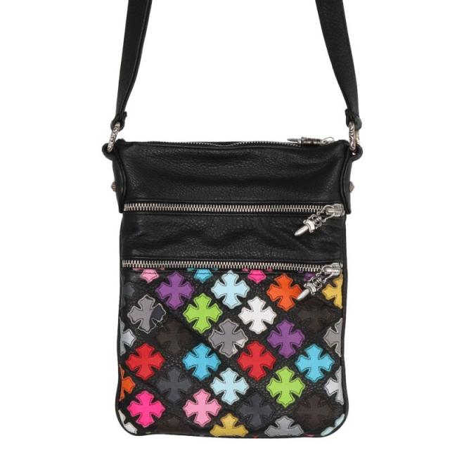 クロムハーツ   PERRY LTHR ペリー CHマルチパッチショルダーバッグ 中古 OS06