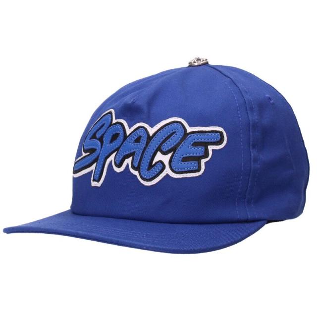 クロムハーツ サイズ:ONE SIZE  TRUCKER CAP SPACEレザーパッチクロスボール付キャップ 中古 SJ02