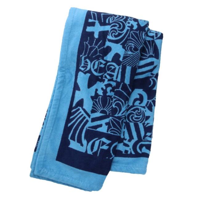クロムハーツ   BEACH TOWEL CHロゴ総柄ビーチタオル 中古 SJ02