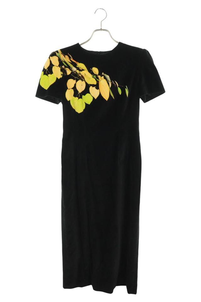 ドリスヴァンノッテン サイズ:36 リーフプリントワンピース 中古 BS99