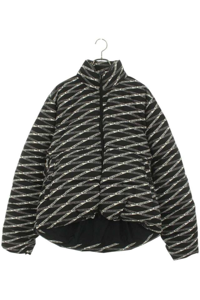 バレンシアガ サイズ:46 556240 TEL21 モノグラムCシェイプ中綿ジャケット 中古 SS13