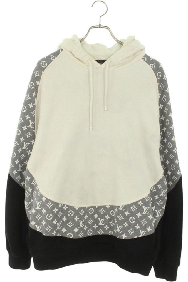 ルイヴィトン サイズ:XL  20SS  RM201M RLE HIY10W モノグラムサークルカットフーデッドパーカー 中古 SS13