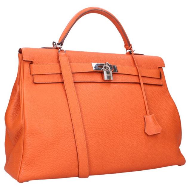 エルメス サイズ:40  ケリー40 □O刻印 SV金具トゴ内縫いハンドバッグ 中古 GZ14