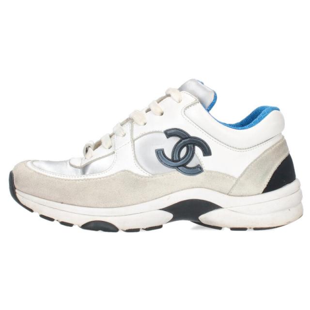 シャネル サイズ:35  G33743 ココマークローカットレザースニーカー 中古 BS99