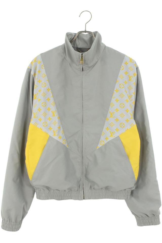 ルイヴィトン サイズ:46  RM252MM UVL HTB09W モノグラムトラックトップナイロンブルゾン 中古 OM10