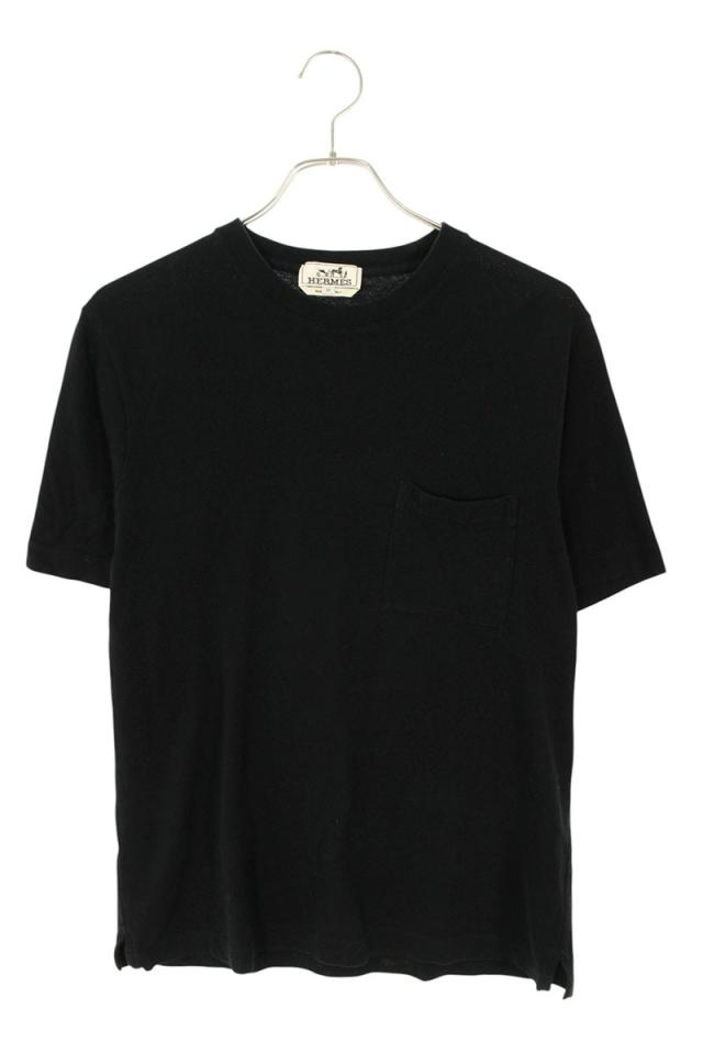 エルメス サイズ:M Hロゴ刺繍ポケットTシャツ 中古 BS99