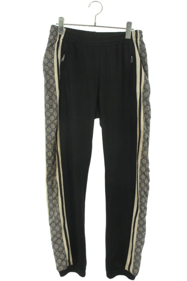 グッチ サイズ:XS  545603 XJAC0 オーバーサイズテクニカルジャージートラックロングパンツ 中古 BS99