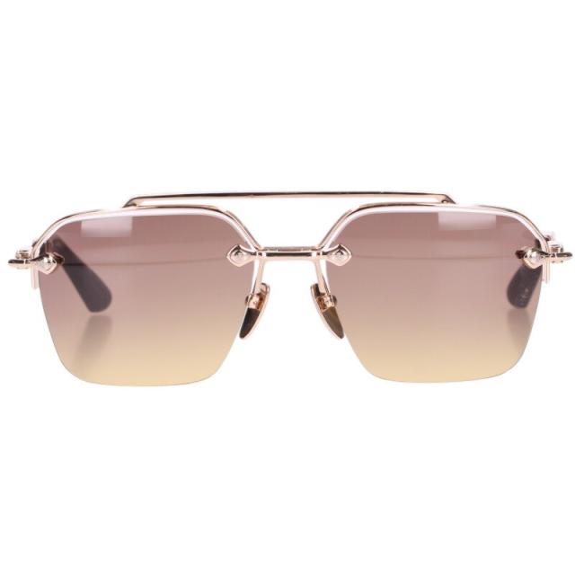 クロムハーツ サイズ:57□18-153  BIDI ダブルブリッジフレアニーサングラス 中古 SJ02