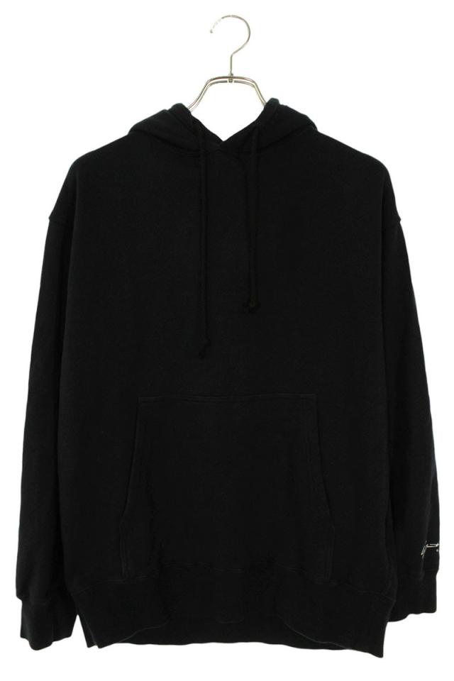 ヨウジヤマモトプールオム サイズ:1  HG-T45-088 ロゴプリントプルオーバーパーカー 中古 BS99