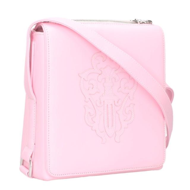 クロムハーツ   PLUG ダガー刺繍レザーショルダーバッグ 中古 OK15