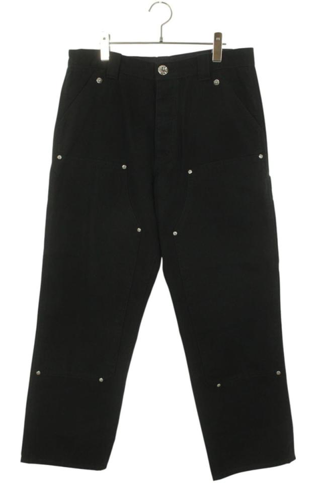 クロムハーツ サイズ:33インチ  CARPENTER CNVS BLK カーペンターロングパンツ 中古 SJ02