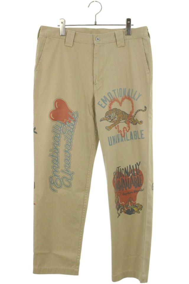 エモーショナリー アンアベイラブル サイズ:S  EU-YS1-0000-010 マルチプリントチノロングパンツ 中古 BS99