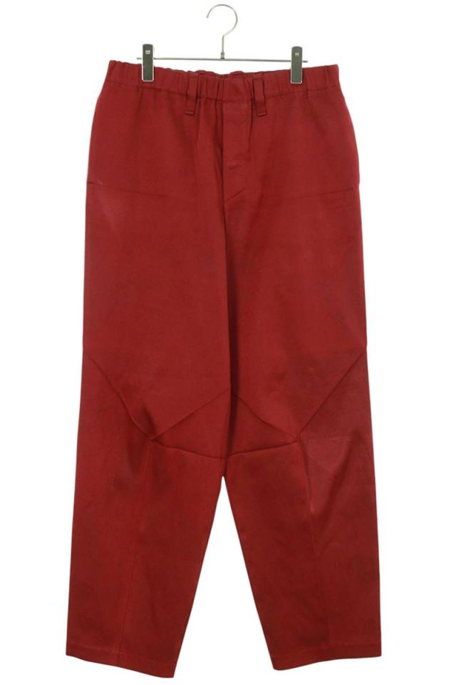 アイムメン サイズ:3  22AW  LA23FF127 DOUBLE WEAVE FLAT ウエストギャザーサテンロングパンツ 中古 BS99