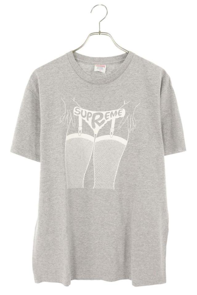 シュプリーム サイズ:M  11SS  Guy Gonzales Fishnets Tee ガーターベルトプリントTシャツ 中古 OM10