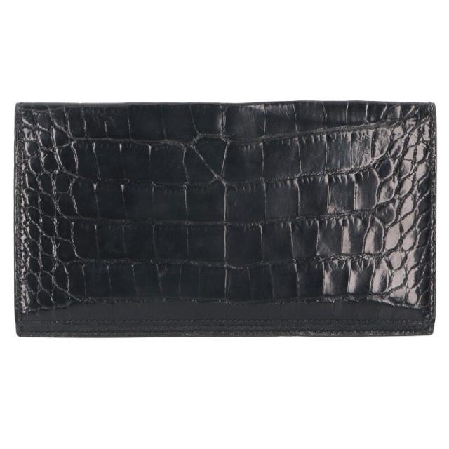 エルメス   MC2 フレミング D刻印 アリゲーターロングウォレット 中古 SB01