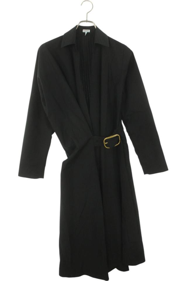 ロエベ サイズ:34  S540Y09XQI ウールベルテッドドレス 中古 BS99