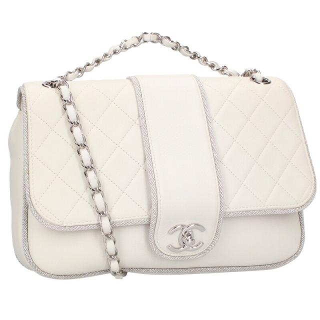 シャネル   エレメンタリー シック フラップ ラムスキンチェーンショルダーバッグ 中古 GZ14