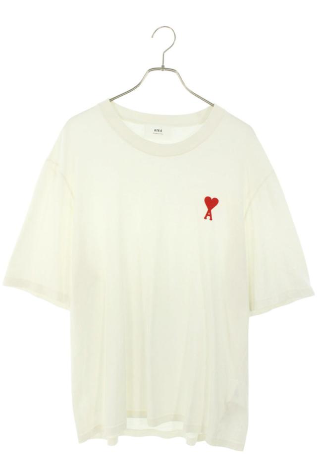 アミアレクサンドルマテュッシ サイズ:L  UTS004.726 ハートAロゴ刺繍Tシャツ 中古 OM10
