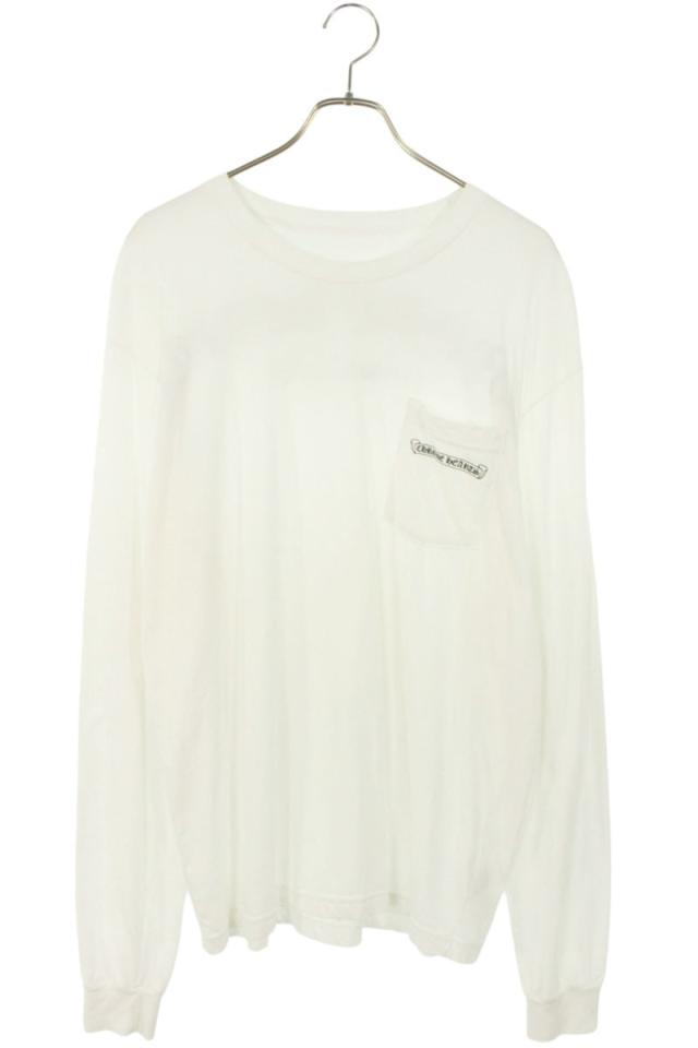 クロムハーツ サイズ:XL  CH L S  1 バックアーチロゴプリント長袖カットソー 中古 FK04