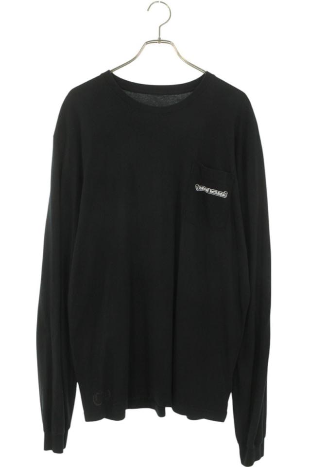 クロムハーツ サイズ:XL  CH L S  1 バックアーチロゴプリント長袖カットソー 中古 GZ11