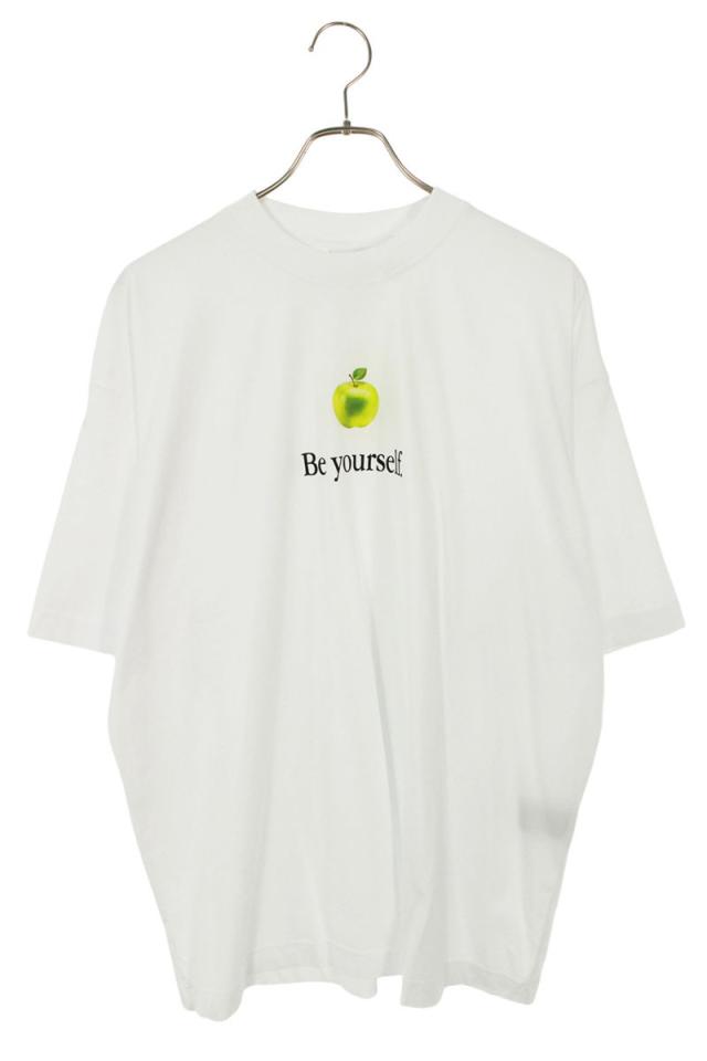 ヴェトモン サイズ:XS  25AW  UH76TR350W BeyourselfオーバーサイズTシャツ 新古品 SB01