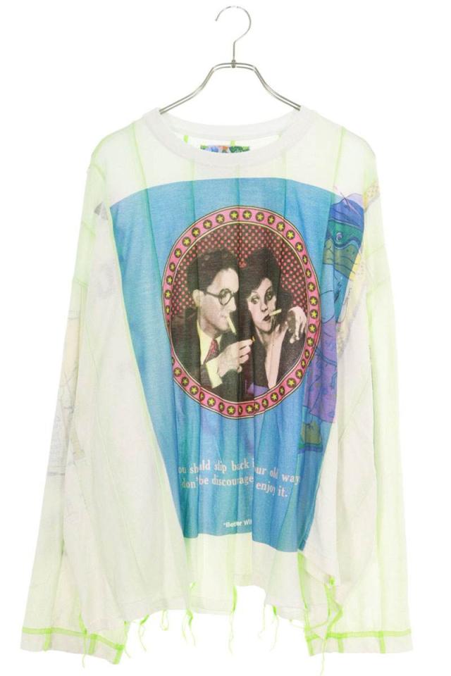 ベターウィズエイジ サイズ:XXL  Idiot Reversible Paneled Long Sleeve イディオットリバーシブル長袖カットソー 中古 BS99