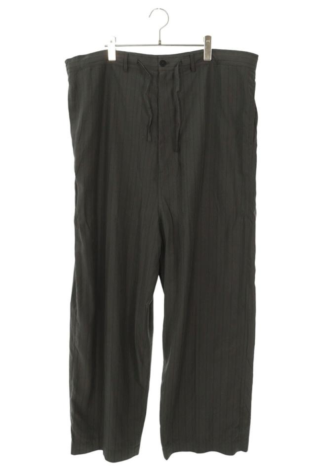 バレンシアガ サイズ:M  809134 TRO39 ピンストライプフルードテーラードロングパンツ 中古 SS13