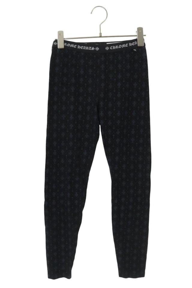 クロムハーツ サイズ:M CHクロス総柄レギンスロングパンツ 中古 OS06