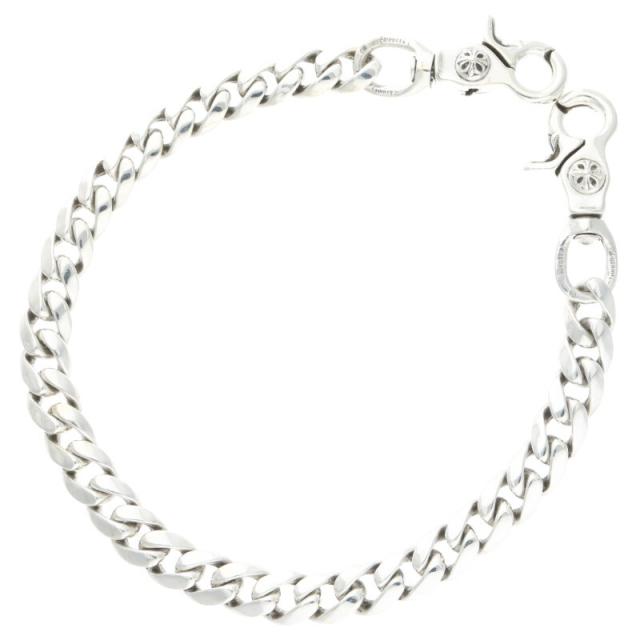 クロムハーツ サイズ:ロング CLASSIC LONG-T 2クリップロングクラシック シルバーウォレットチェーン 中古 NO05