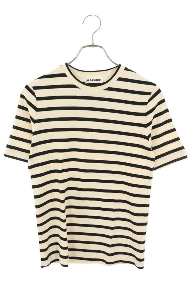 ジルサンダープラス サイズ:S  J40GC0111 J46497 ロゴパッチボーダーTシャツ 中古 BS99