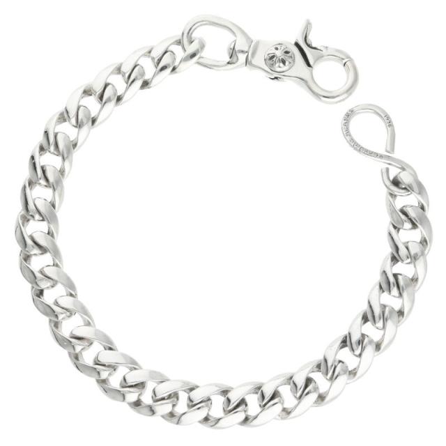 クロムハーツ サイズ:ショート  CLASSIC SHORT-S 1クリップショートクラシック シルバーウォレットチェーン 中古 OS06