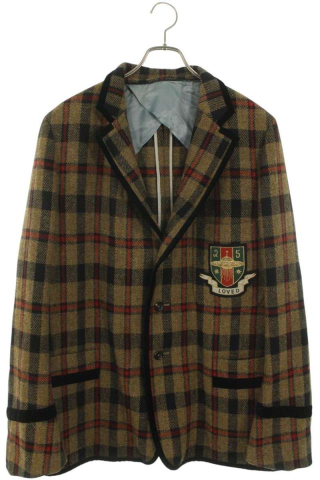 グッチ サイズ:50  1XXPF0 場フラワー刺繍ウールジャケット 中古 BS99