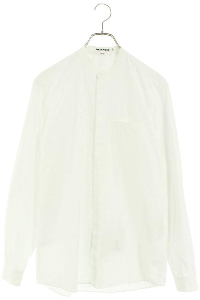 ジルサンダー サイズ:38  JSYN600105 バンドカラーコットン長袖シャツ 中古 BS99