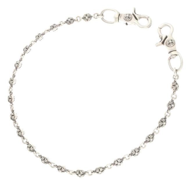 クロムハーツ サイズ:21LINK 2BALL LONG-T 2クリップロング#2クロスボール オールドシルバーウォレットチェーン 中古 SJ02