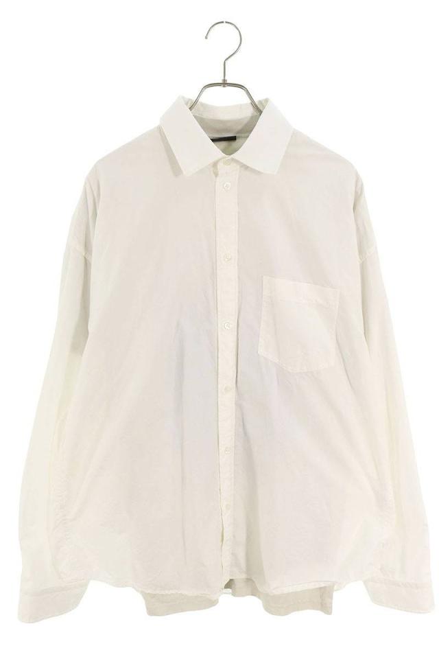 バレンシアガ サイズ:3  839196 TRM28 レイヤードオーバーサイズ長袖シャツ 中古 SS13