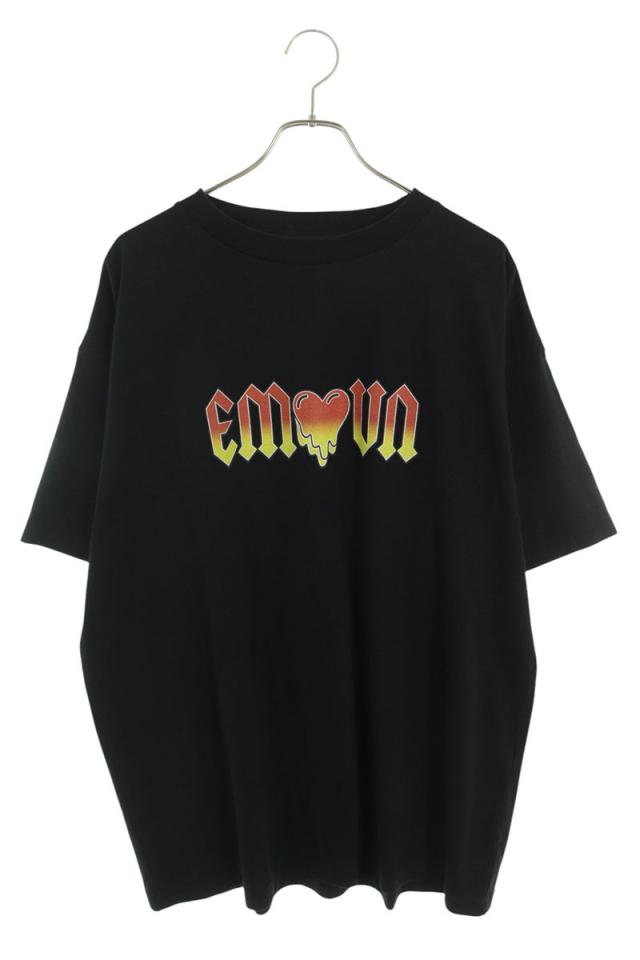 エモーショナルアンアヴェイラブル サイズ:XL  EU-HR8-0000-071 ロゴプリントTシャツ 中古 BS99