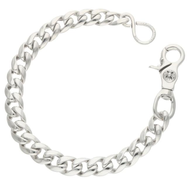 クロムハーツ サイズ:ショート  CLASSIC SHORT-S 1クリップショートクラシック シルバーウォレットチェーン 中古 OS06