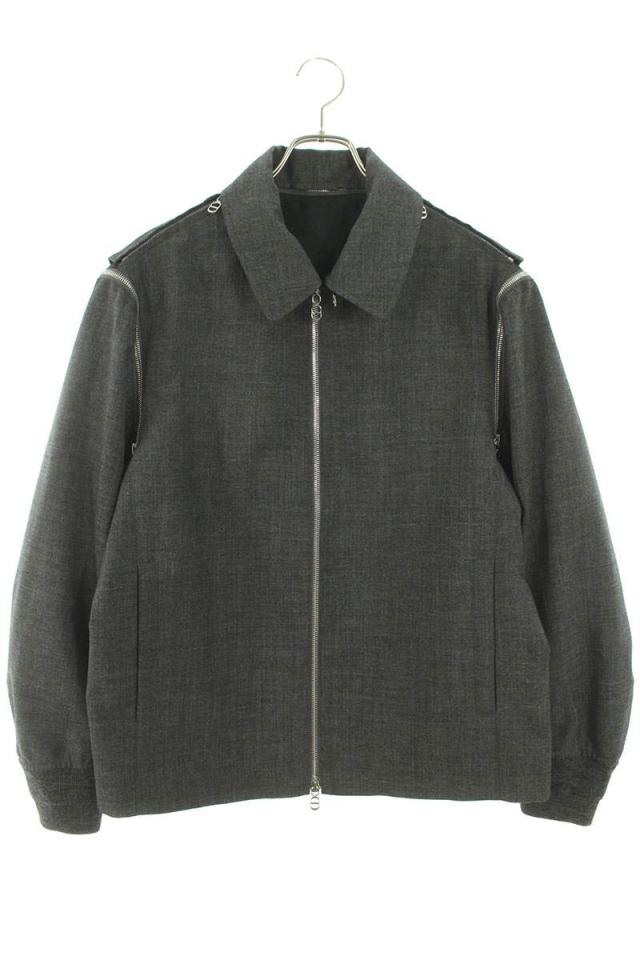 ディオール サイズ:46 23AW 393C404A5854 ジップデザインウールブルゾン 中古 OM10