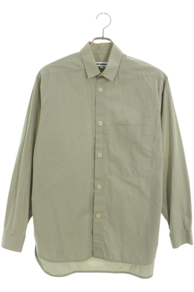 ジルサンダー サイズ:38  JSUO741326 コットンオーバーサイズ長袖シャツ 中古 BS99