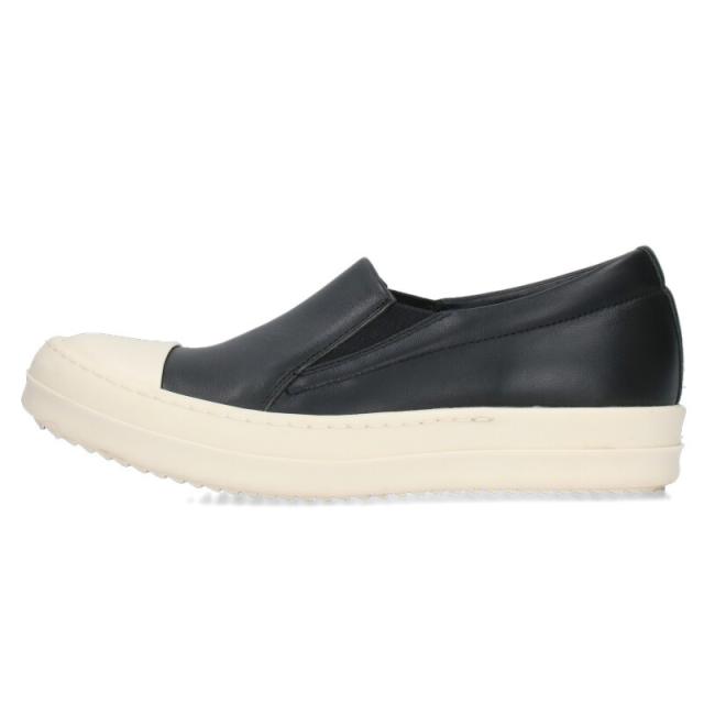 リックオウエンス サイズ:36  BOAT SNEAKERS レザースリッポンスニーカー 中古 SB01