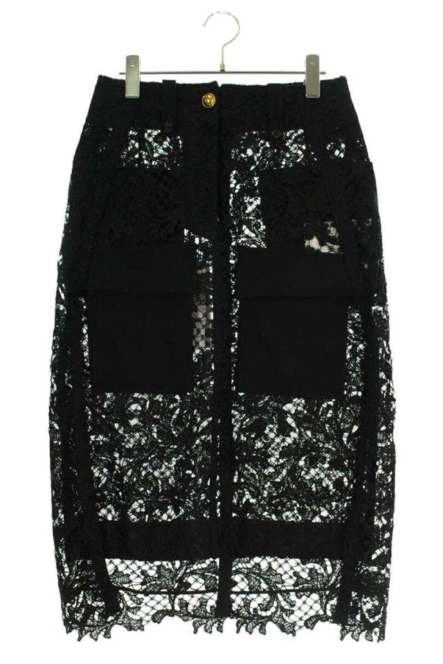 サカイ サイズ:1  20-04940 レースデザインスカート 中古 BS99