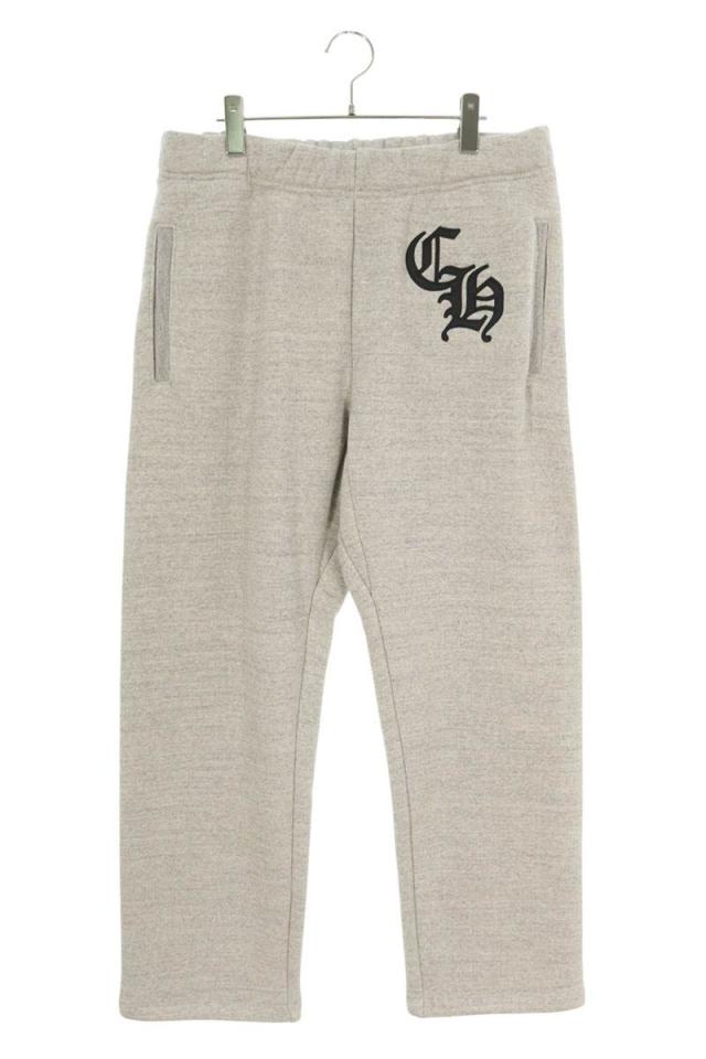 クロムハーツ サイズ:L 45849 CHロゴ刺繍スウェットロングパンツ 中古 OK15