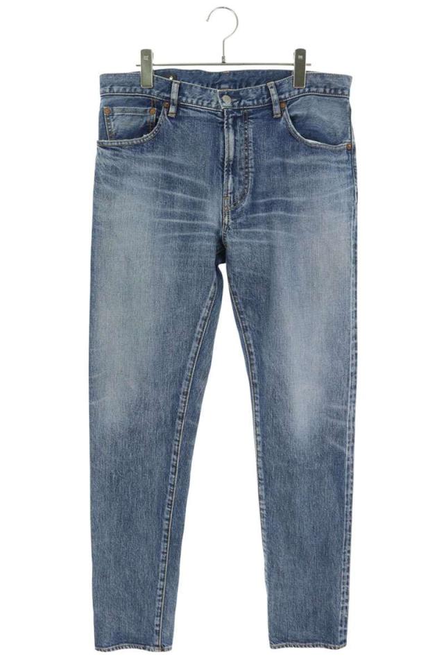 マインデニム サイズ:10  FPKH102NSTUD N.Slim Tapered USD ユーズド加工スリムテーパードデニムパンツ 中古 BS99