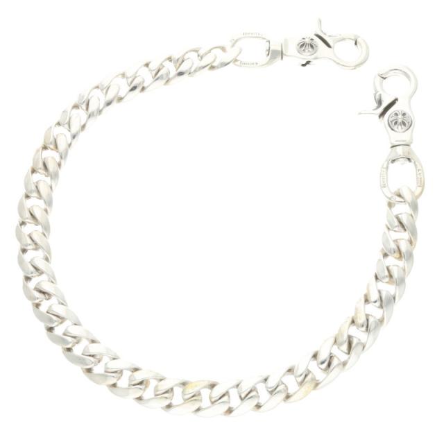 クロムハーツ サイズ:ロング  CLASSIC LONG-T 2クリップロングクラシック シルバーウォレットチェーン 中古 GZ11