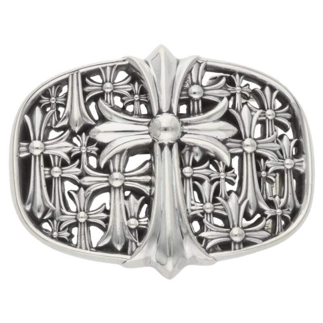 クロムハーツ   BUCKL CEMETERY1.5 1.5セメタリークロス シルバーバックル 中古 OS06